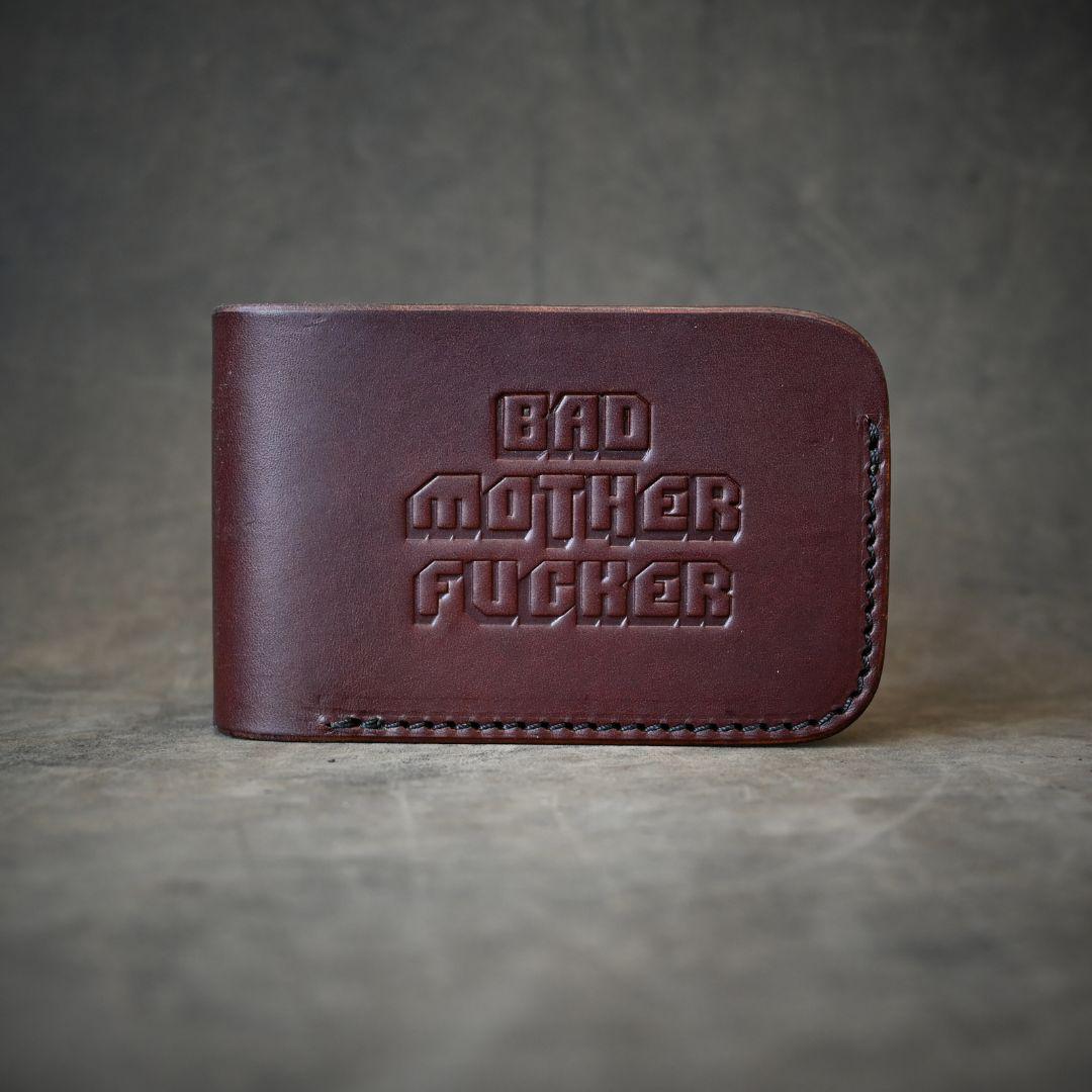 Bad Mofo Minimalist Bifold Wallet Dark Brown