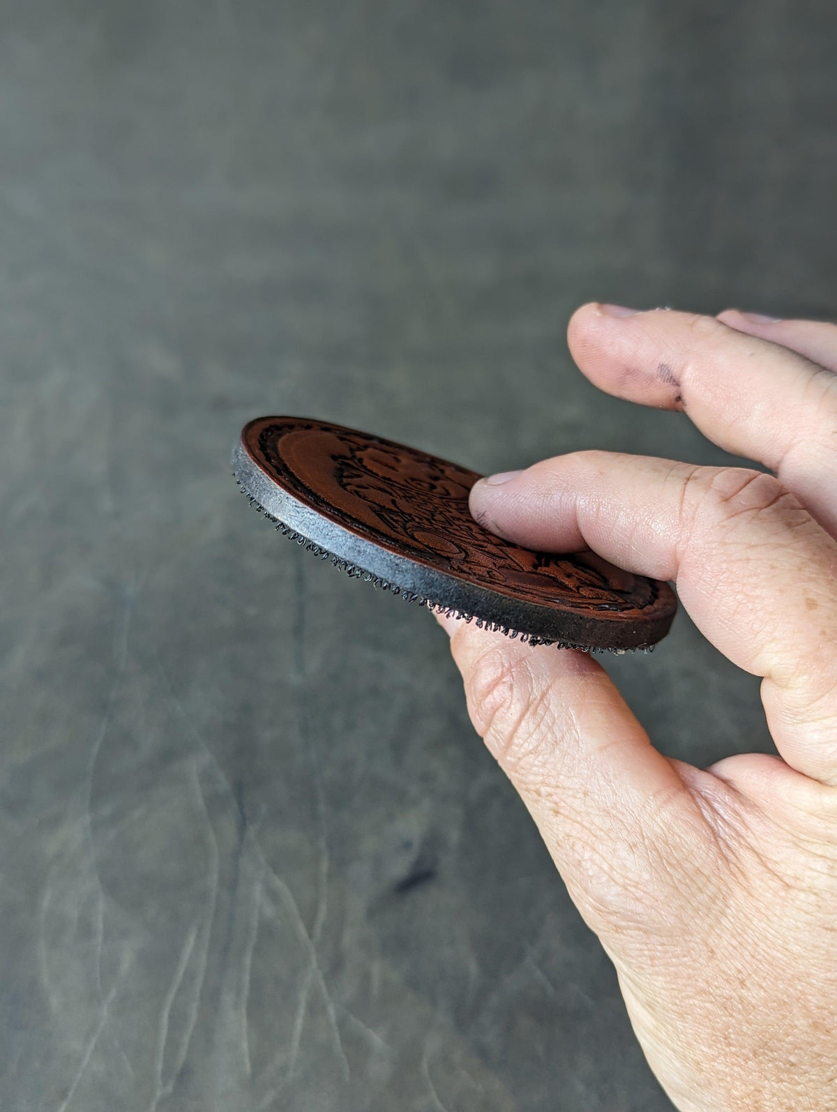 Combat Wombat Leather Patch