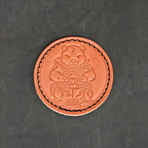 Combat Wombat Leather Patch