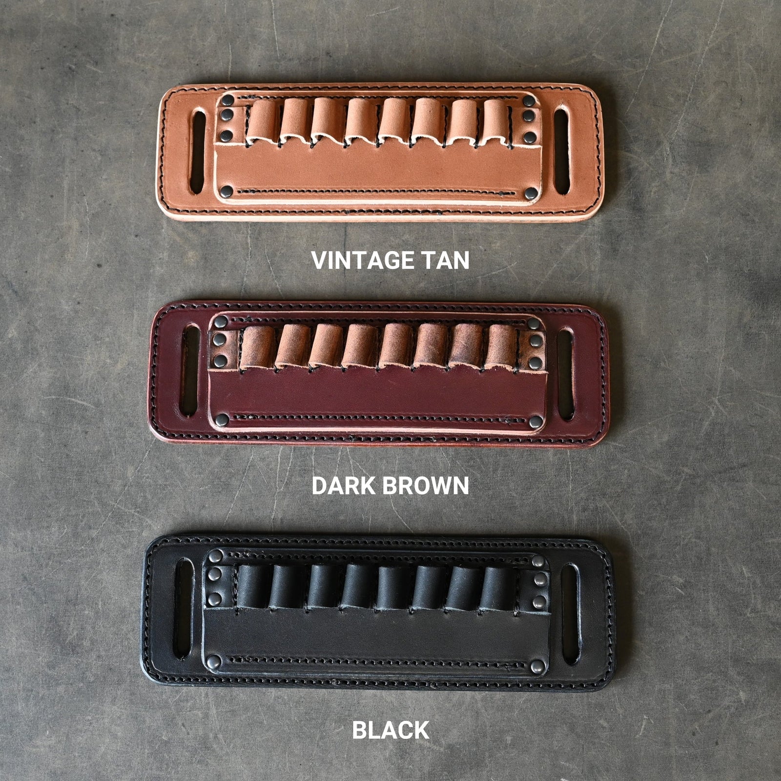 Leather Ammo Belt Slide