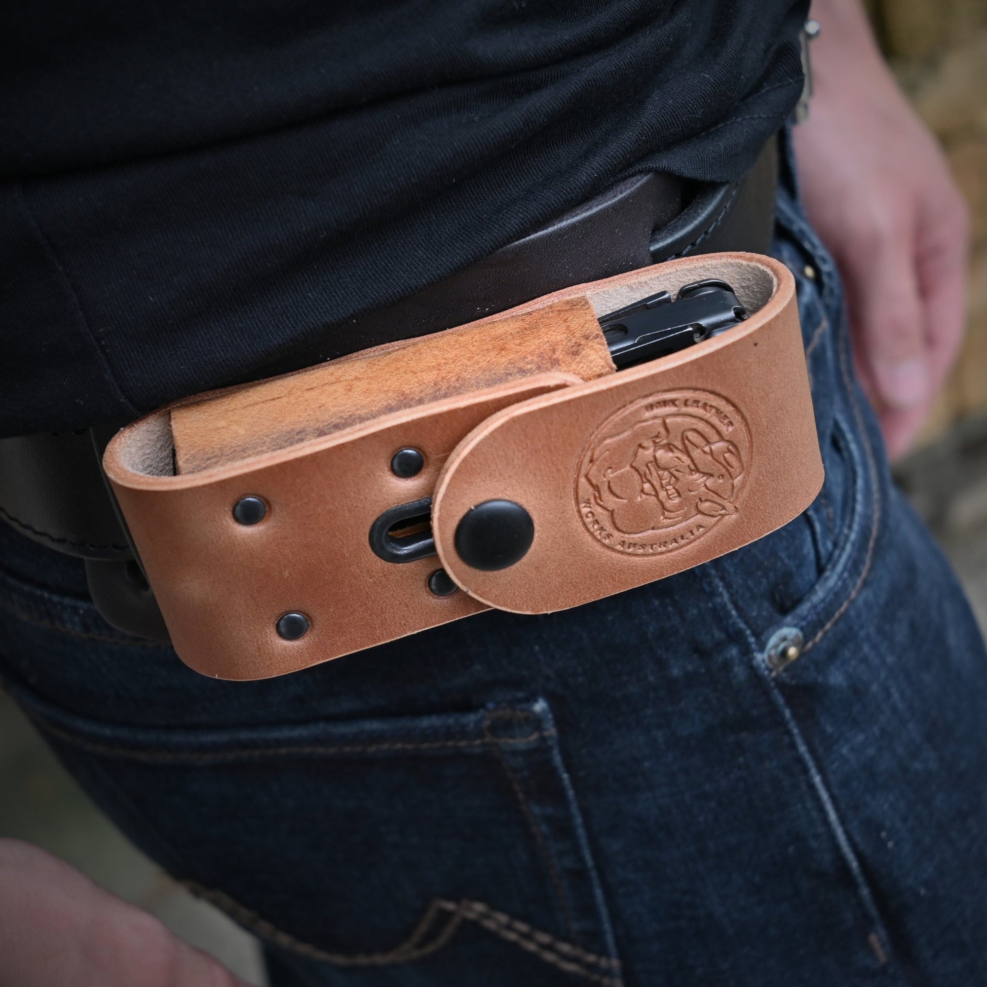 RMK Horizontal Carry Leatherman Pouch