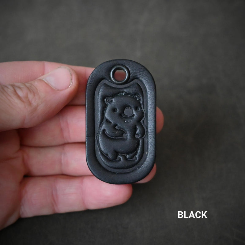Wombat Leather Key Tag